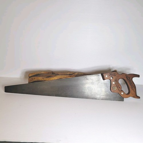 Henry Disston And Sons D-23 Light Weight Hand Saw Rare Sharp Aggressive ...