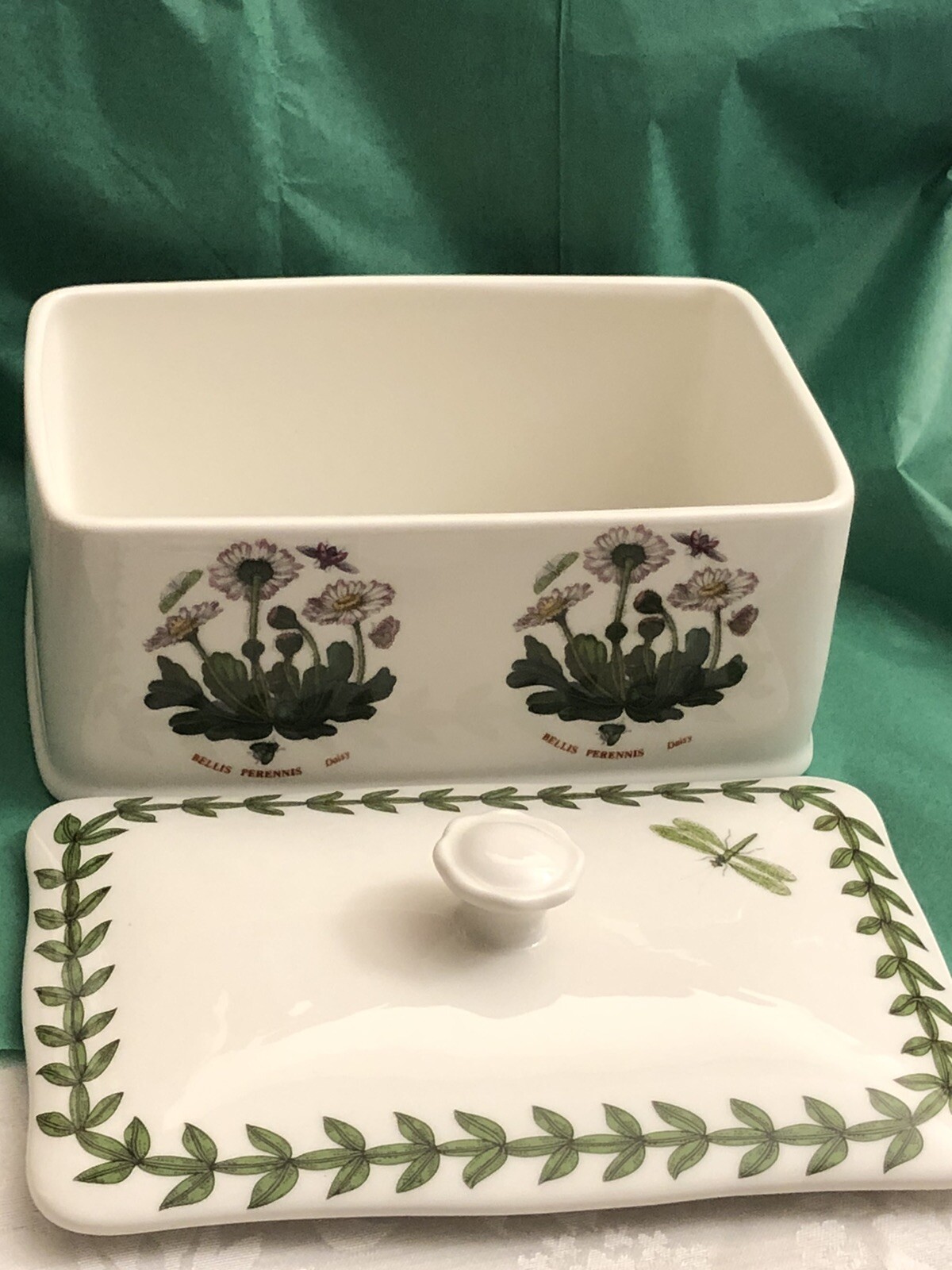 Portmeirion Botanic Garden Porcelain Covered Treasure Trinket Box 6 x 3 ...