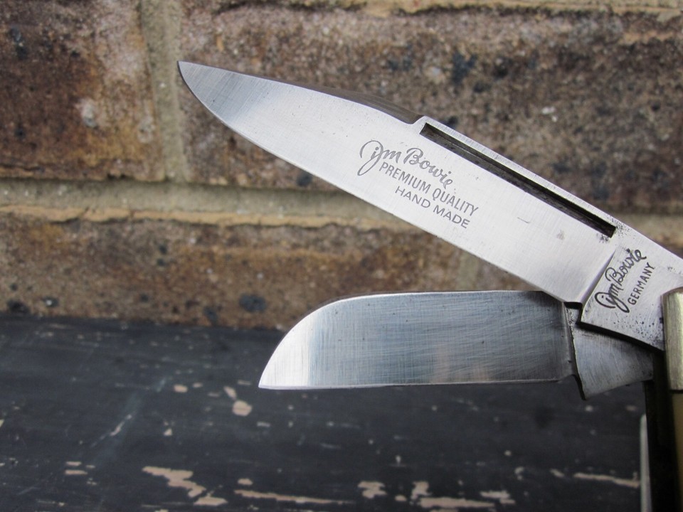 German Eye Jim Bowie 425Y Large Stockman Folding Pocket Knife Carl ...