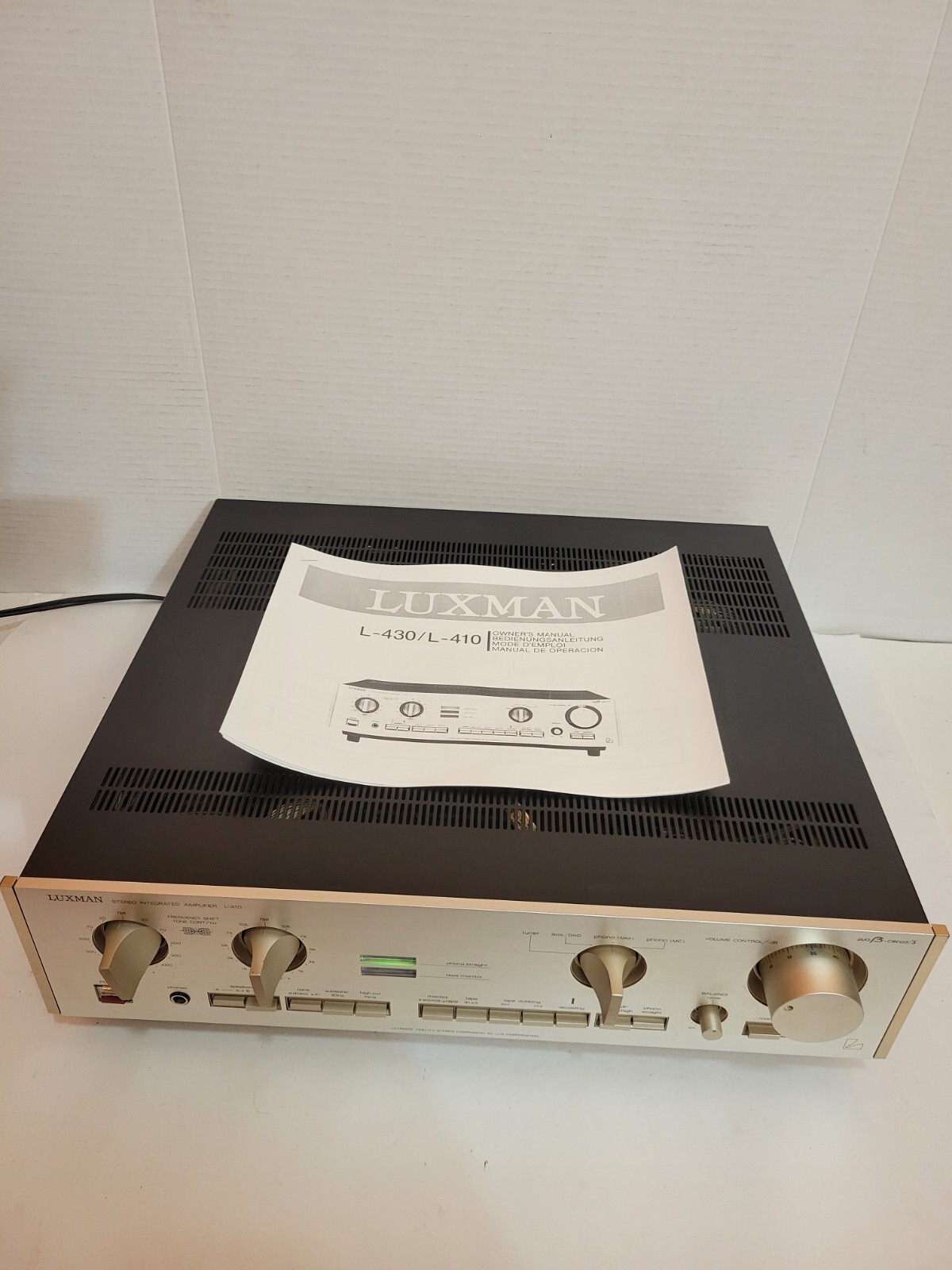 Luxman L-410 Stereo Integrated Amplifier 75Wpc Audiophile Hifi Amp | eBay