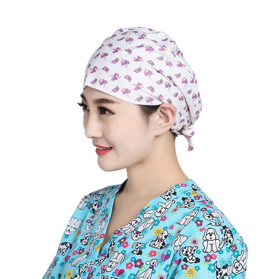 Clinic Medical Hat Doctor Surgical Print Women and Man Working Cap ...