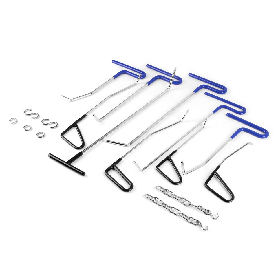PDR 10Pcs Car Push Puller Rods Dent Removal Paintless Tools Repair ...
