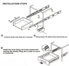 (QTY:1) ACCURIDE 3832-C20P, 3832 Series - 20" Full Extension Drawer ...