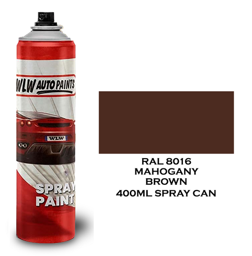RAL 8016 Mahogany brown DULL MATT Aerosol Paint Metal Wood PVC UPVC ...