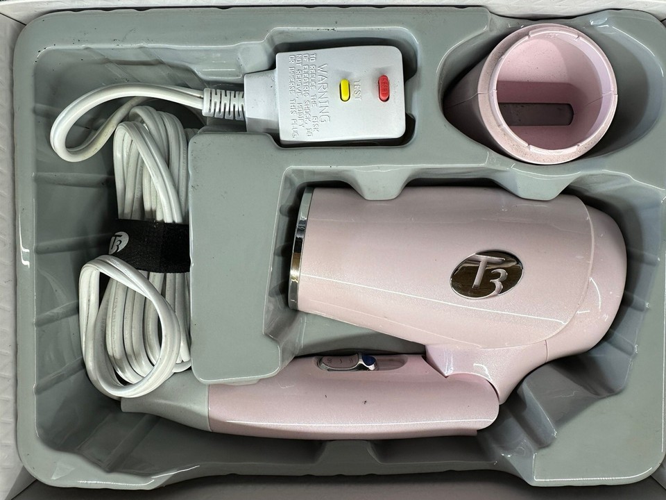 T3 Micro Hair Dryer Model # 76852 Pink Travel Size Open Box | eBay