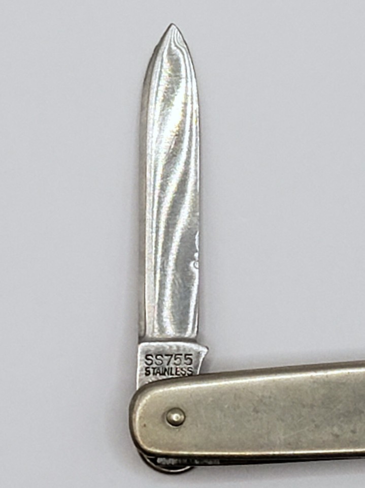 Schrade Walden SS755 Ring Knife Folding Pocket Pen Knife, Engraved | eBay