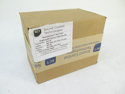 SCT Sound Control Technologies RemoteCam5 RC5-P60 Single CatX Camera ...