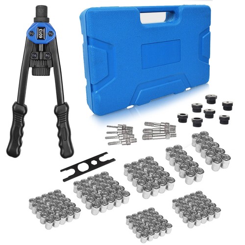 Nietmutternzange Nieten Zange Set mit Stahl Nietmuttern M3 M4 M5 M6 M8 ...