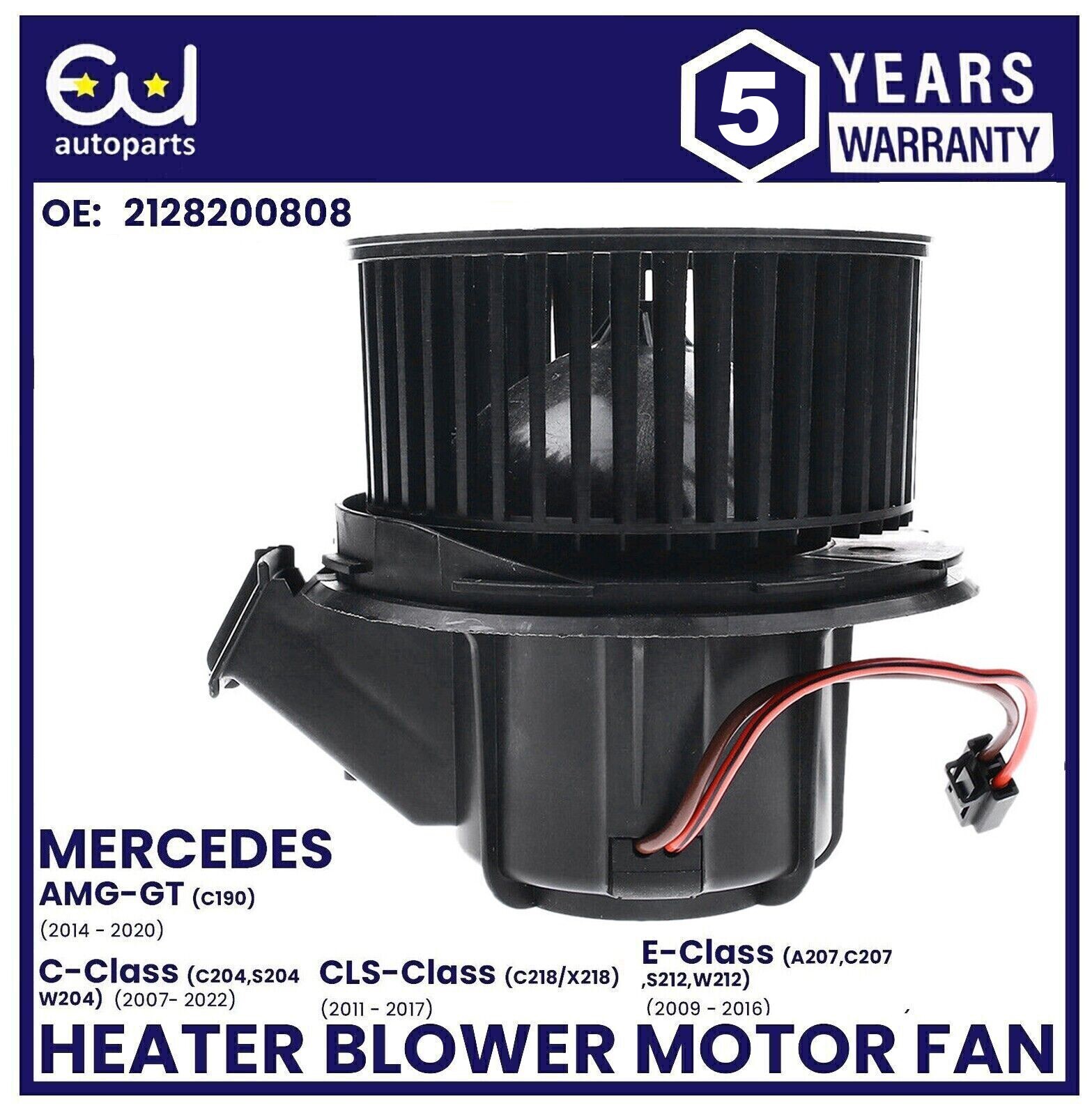 HEATER BLOWER MOTOR FAN FOR MERCEDES C E CLASS W212 C218 W204 C204 A207 ...