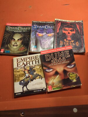 Lot of 5 Official Video Game Strategy Guide Books Various Conditions ...