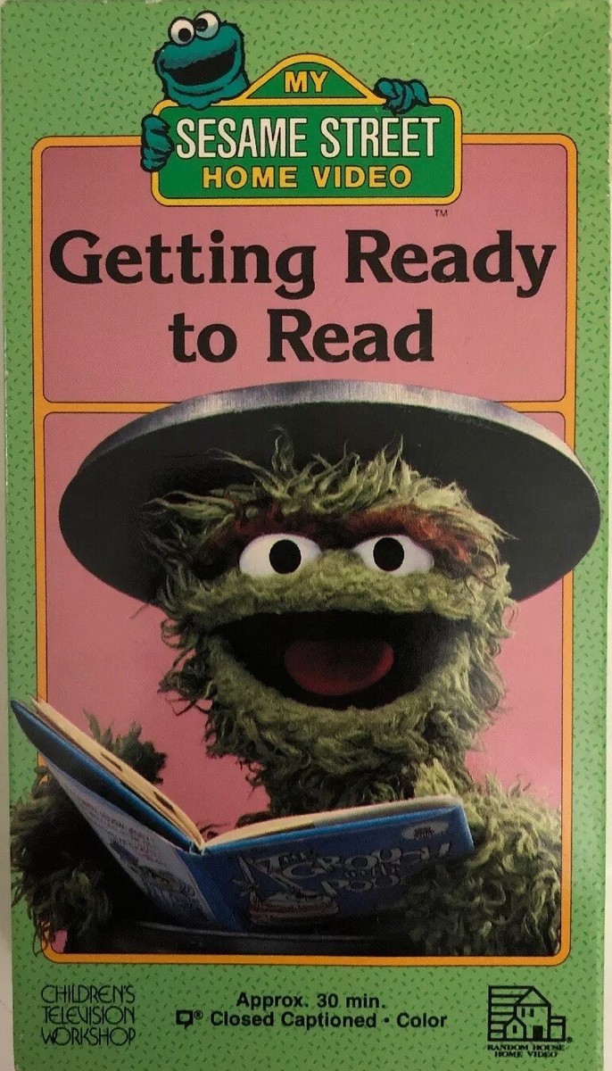 Sesame Street Getting Ready To Read Vhs Ebay