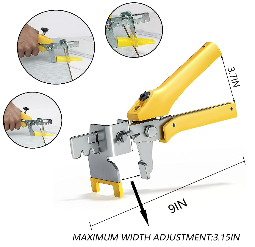 1.5mm/3mm Tile Leveling System / Tile Plier/Tile Spacer Clips ...