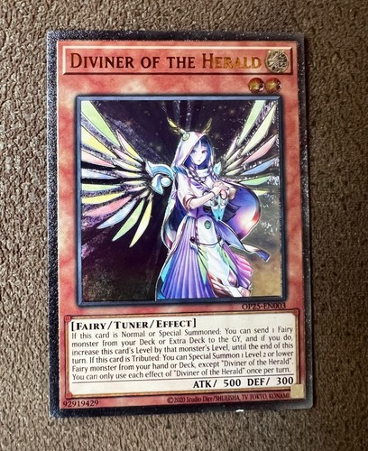 Yugioh Diviner of the Herald - OTS Ultra Rare OP25-EN003 | eBay