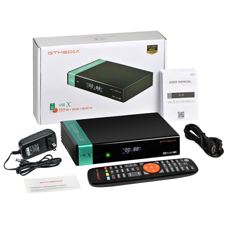 US HD Sat DVB-S/S2/S2X Satellite Receiver FTA H.265 Sat TV Box For KU/C ...