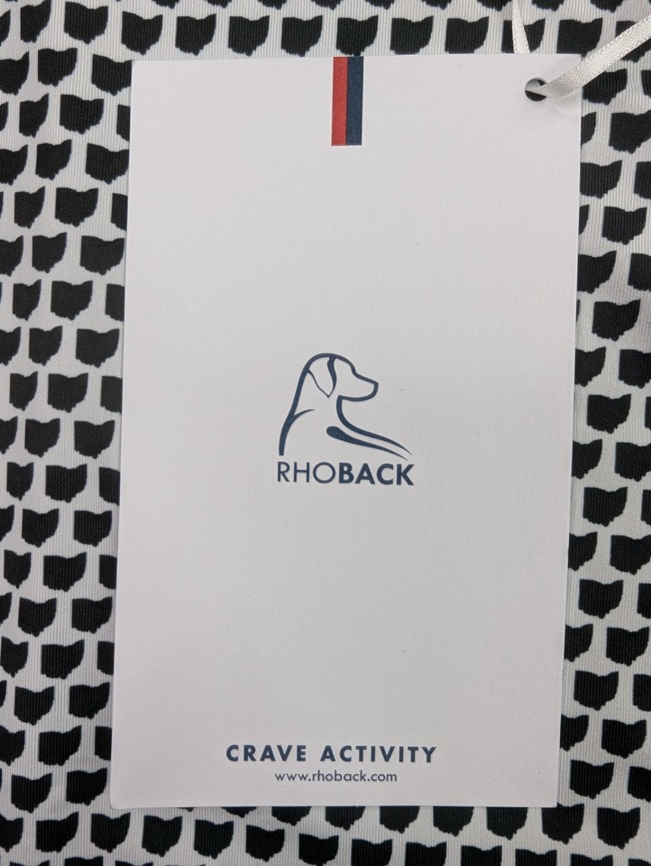 Rhoback Polo Shirt Men's Large Ohio All Over Print State Outline Golf ...