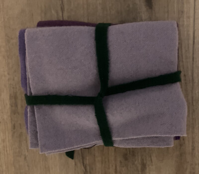 Wool Squares - 100% FELTED WOOL fabric Lot: Purple Variety X 6 | eBay