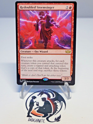 MTG Redoubled Stormsinger #37 - Tarkir: Dragonstorm Commander NM | eBay