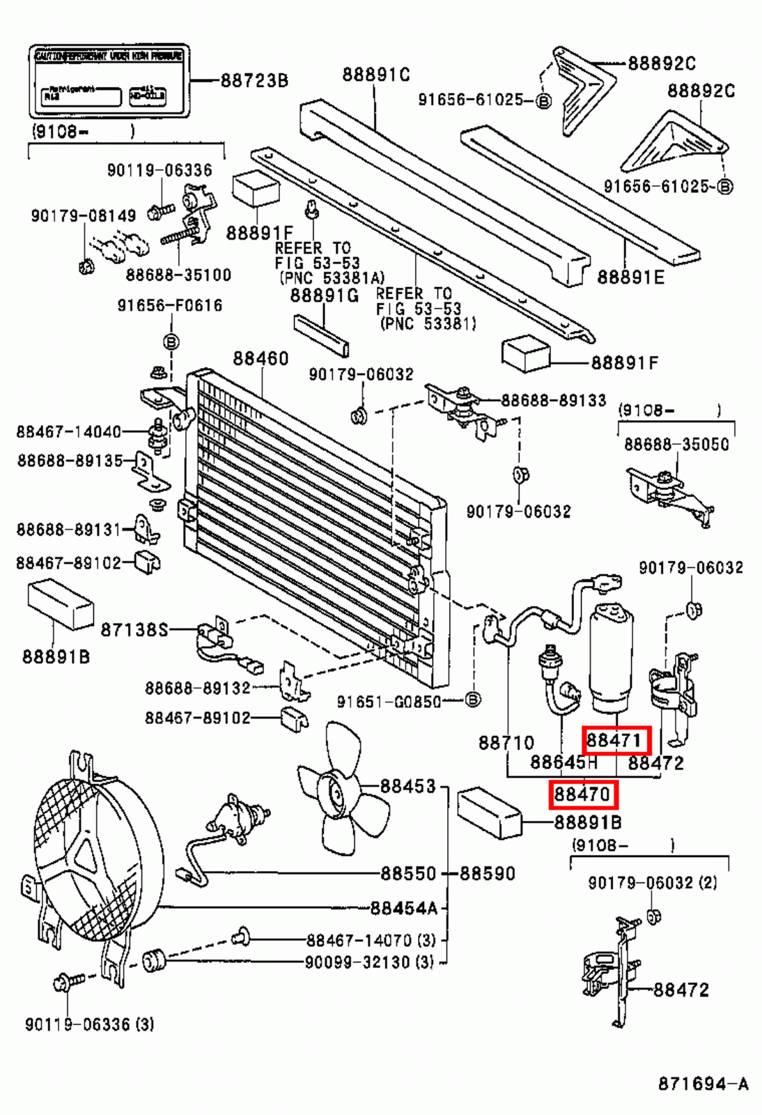 Genuine Hilux LN167 LN166 LN165 LN155 LN152 LN150 A/C AC Cooler ...