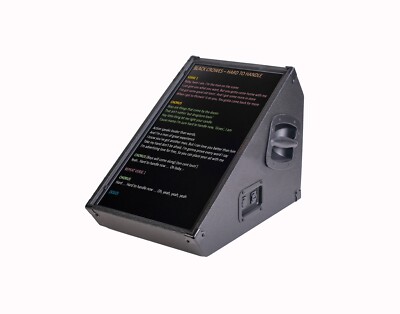 22in Lyrics Prompter With Anti-Glare Plexiglass - Starter Teleprompter ...