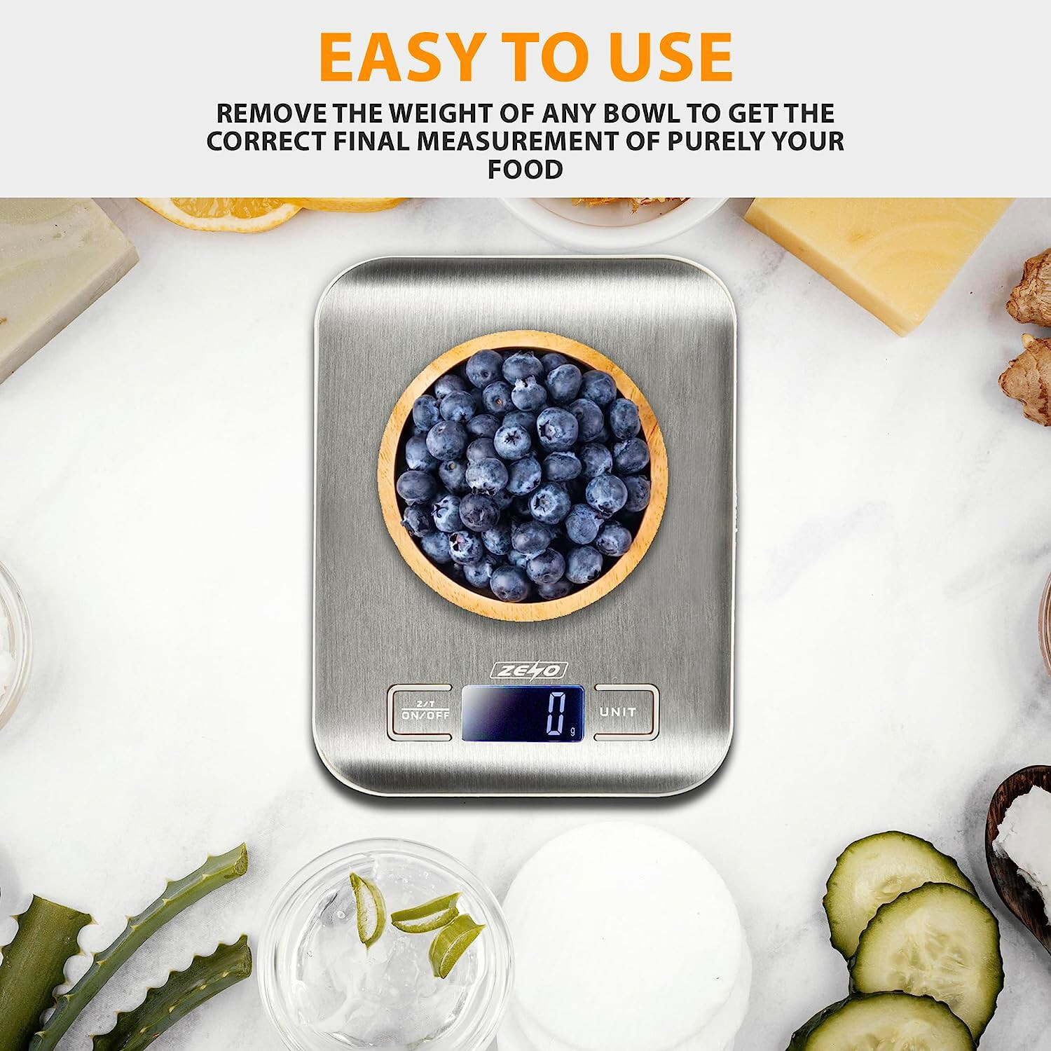 DIGITAL LCD ELECTRONIC KITCHEN HOUSEHOLD WEIGHING FOOD COOKING SCALES ...