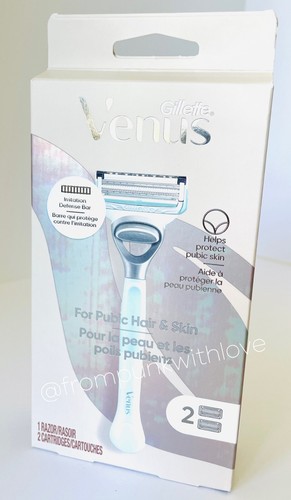 Gillette Venus Women's Intimate Grooming Razor Pubic Hair & Skin Bikini ...