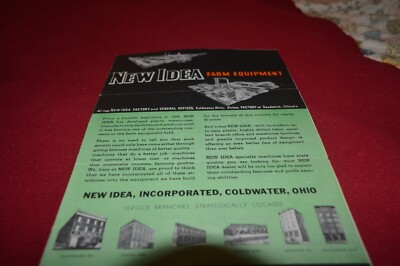 New Idea Farm Equipment Dealer's Brochure AMIL15 | eBay