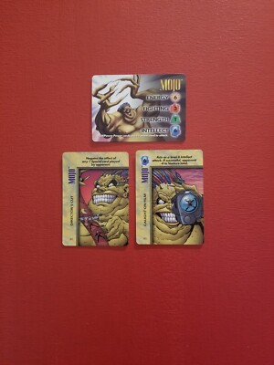 FLEER MARVEL IQ OVERPOWER - MOJO GAME CARD SET OF 3 | eBay