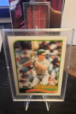 MARK McGWIRE 1989 TOPPS MISPRINT CARD #623 MINT "BACK IS FRED TOLIVER ...