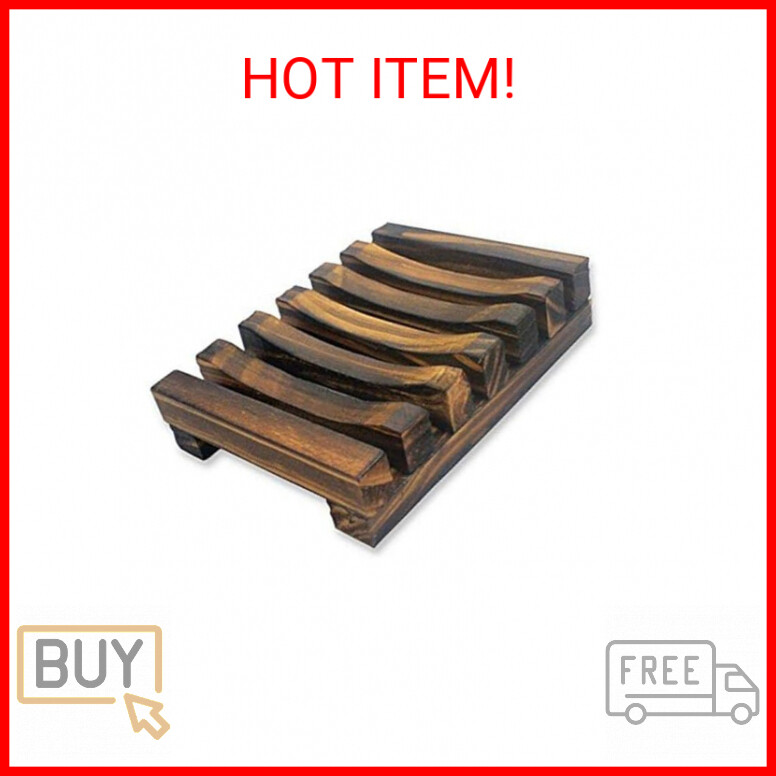 BVLJOY Wooden Soap Dish,Bathroom Handmade Wood soap Holder… (1pcs) | eBay