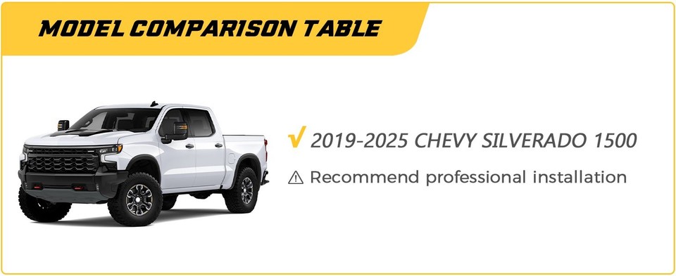 Smoked Towing Mirrors Switchback Heated BSM for 2019-2025 Chevy ...