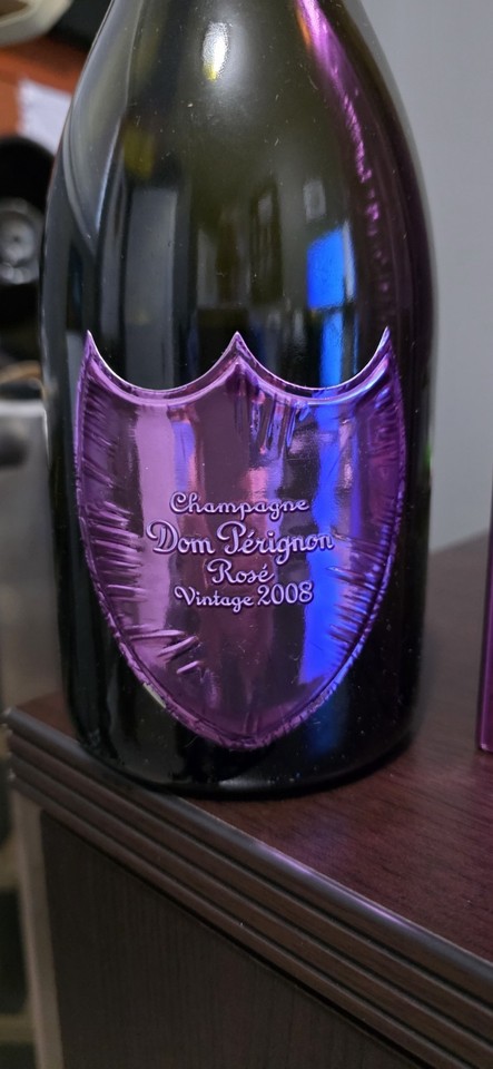 2008 Dom Perignon Rose LADY GAGA Limited Edition Empty Champagne Bottle ...