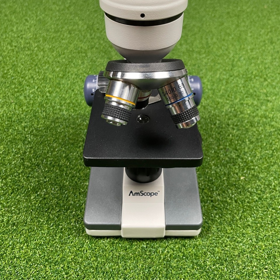 AmScope M150 Series Portable LED Monocular Student Microscope 40X-1000X ...