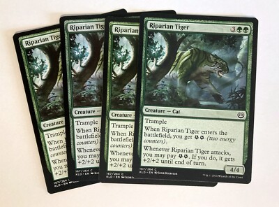 Riparian Tiger (4) Kaladesh NM MTG Magic the Gathering | eBay