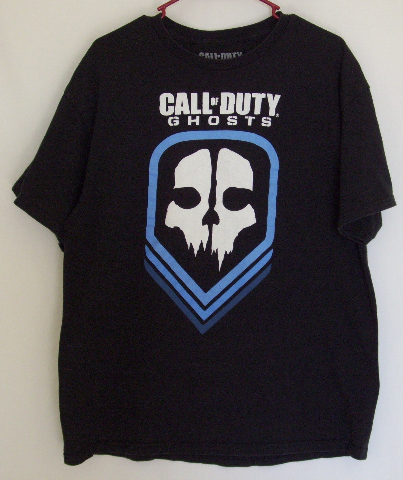 Call Of Duty Ghosts T Shirt Black Size XL Skull Video Game Activision ...