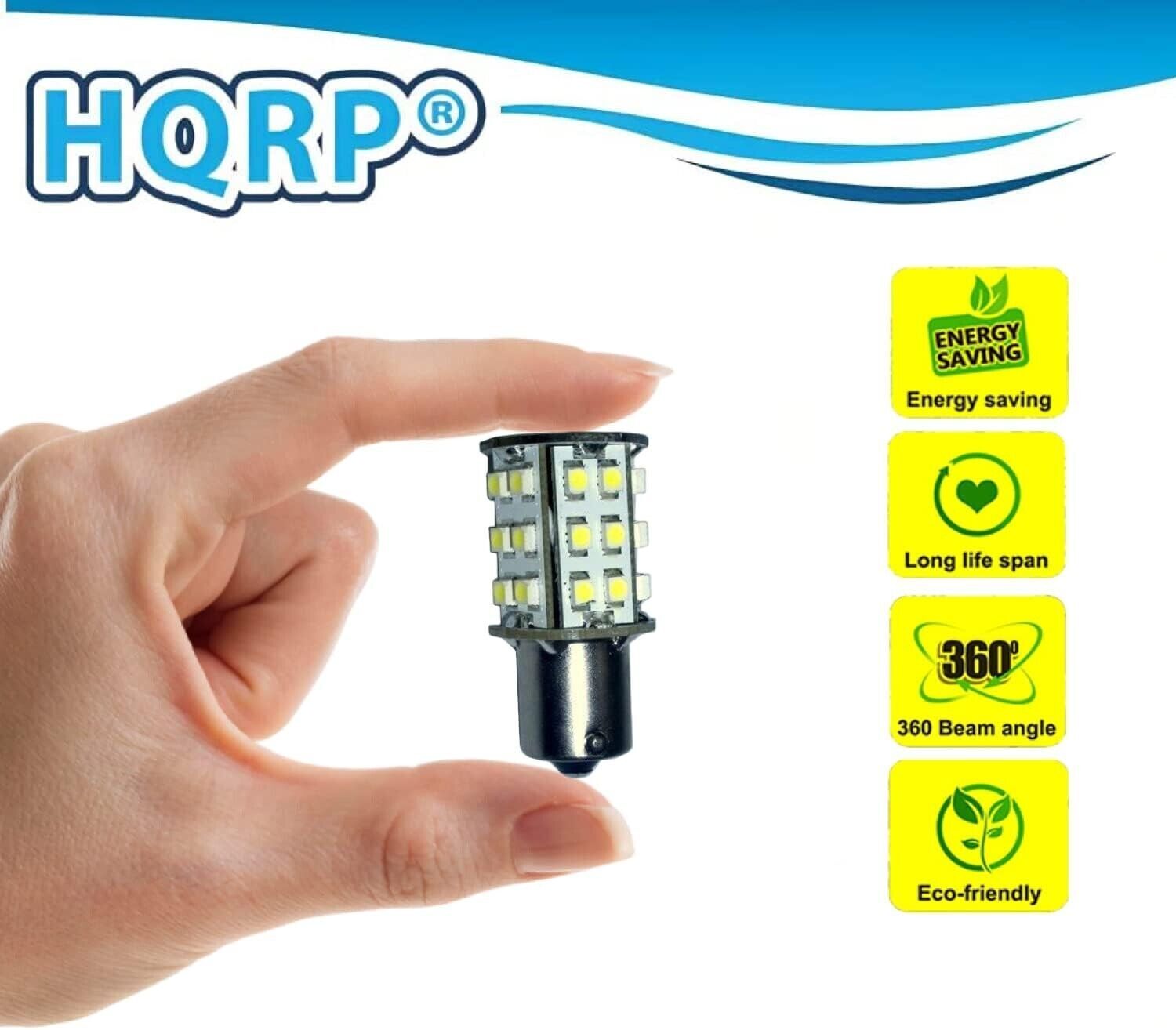 8x HQRP 1.7W BA15s 30 LEDs Bulb for GE 1057D BP2 26838 142456 1550958 ...