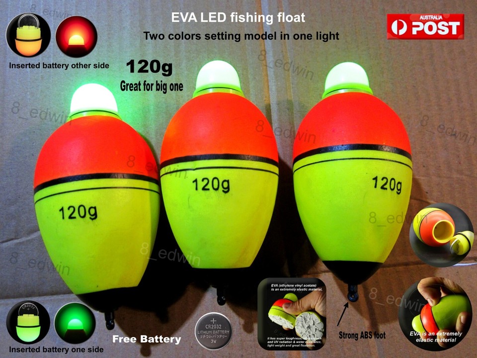 LED Electronic Night Fishing Floats Electric Float Bobber Free ...