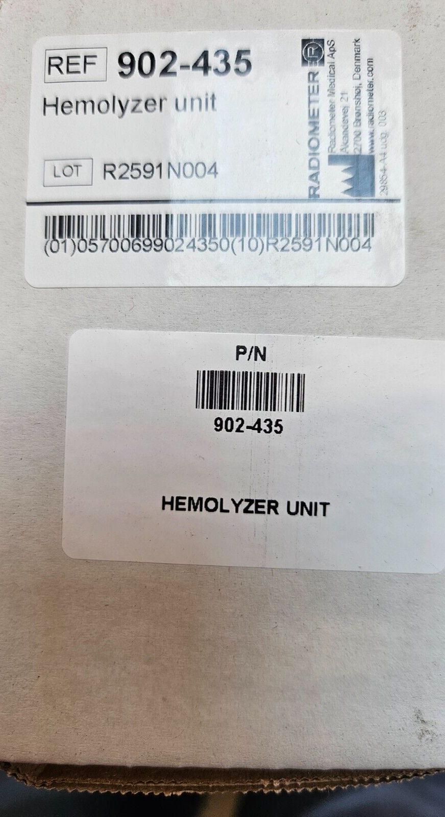 RADIOMETER 902-435 HEMOLYZER UNIT | eBay