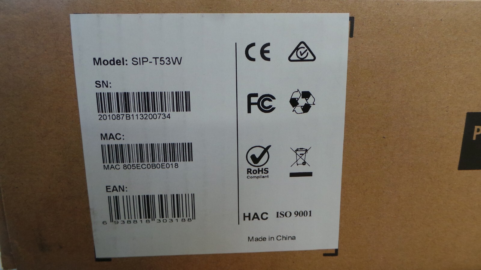 *NEW OPEN* Yealink SIP-T53W Gigabit Wireless Prime Business Phone ...