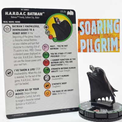 DC Heroclix H.A.R.D.A.C. BATMAN - 053b PRIME Batman: The Animated ...