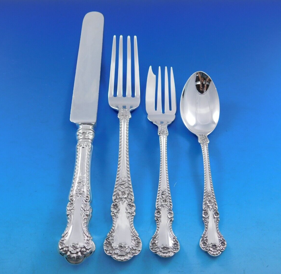 Cambridge by Gorham Sterling Silver Flatware Service Set 219 pc in ...