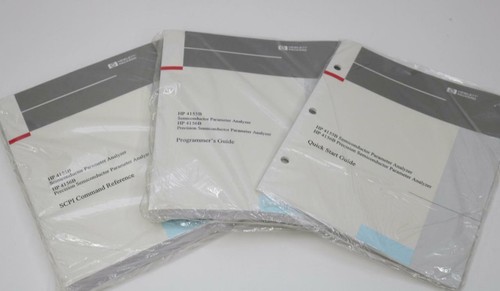 Hewlett Packard HP 4155B 4156B Lot of 3 Analyzer Manuals | eBay
