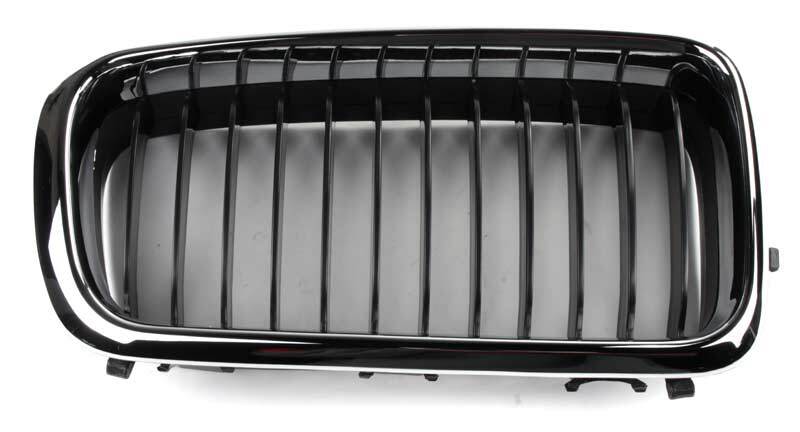 URO 51138231594 Front Right Hood Grille Assembly Black Center For BMW ...