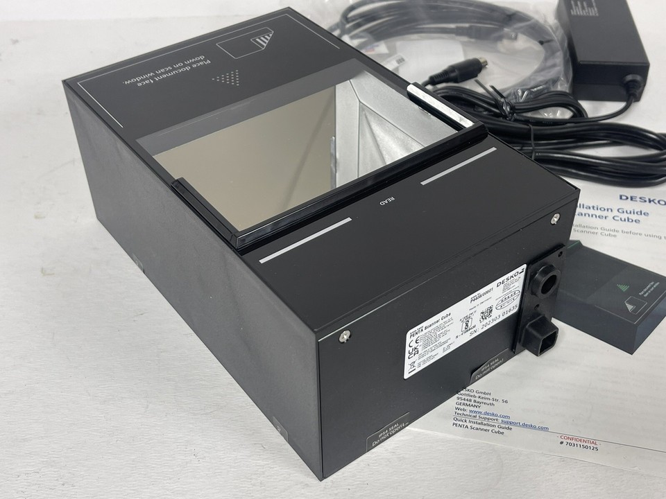 NEW DESKO PENTA SCANNER CUBE for PASSPORT ID DOCUMENT DRIVERS LICENSE ...