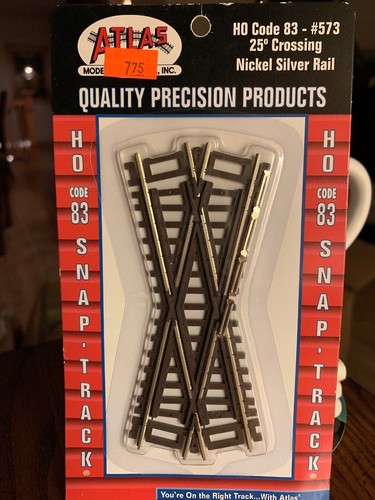 Atlas 573 HO Code 83 25 Degree Crossing | eBay