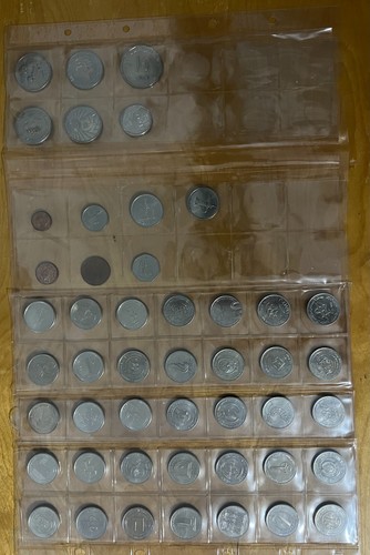 United Arab Emirates UAE 5 Dirhams coin & 41 different 1 Dhs set ...