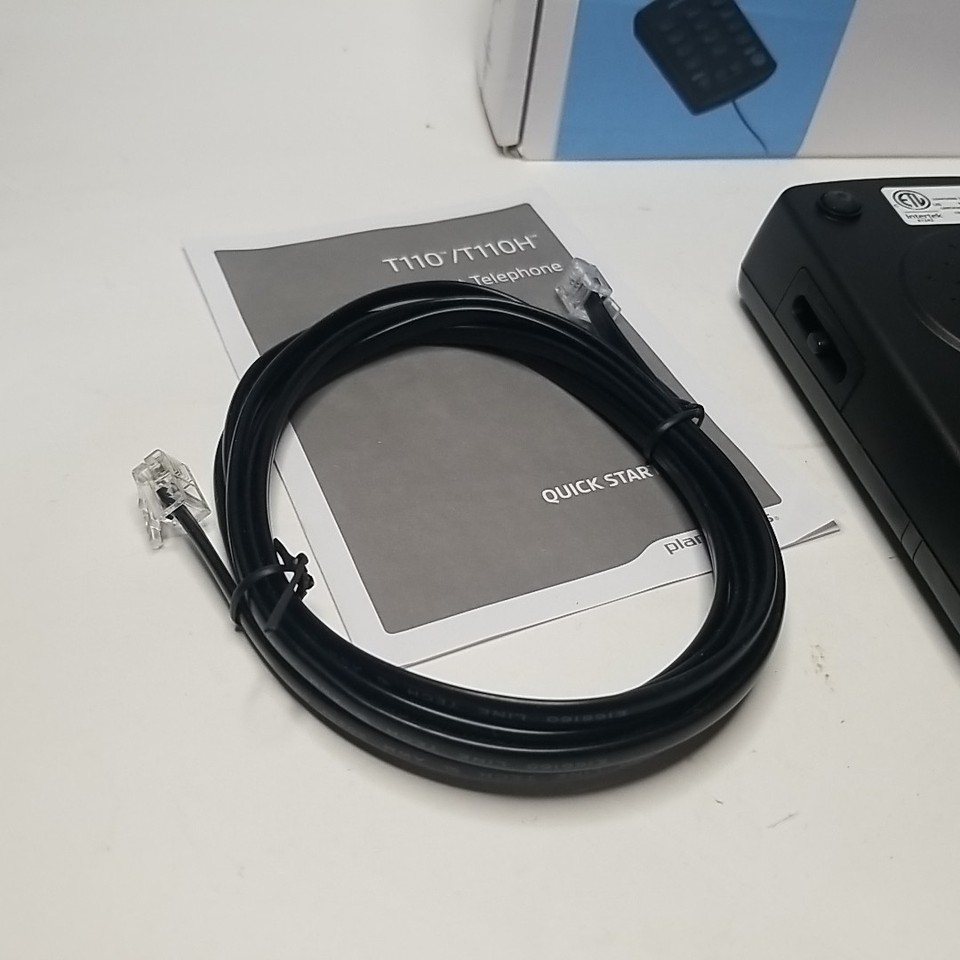 Plantronics T110H Single Line Telephone Keypad 204556-01 New | eBay