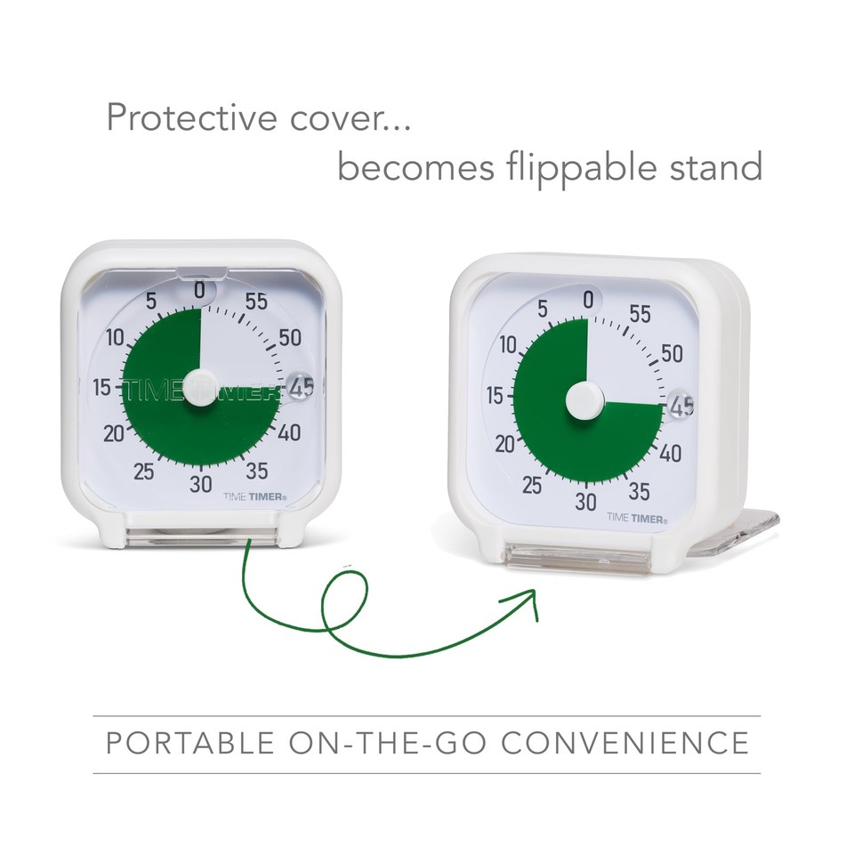 Time Timer 3 Inch Visual Timer – 60-Minute Quiet Portable Countdown ...