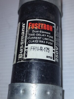 FUSETRON FRN-R-175 175 amp 250 volt FUSE | eBay