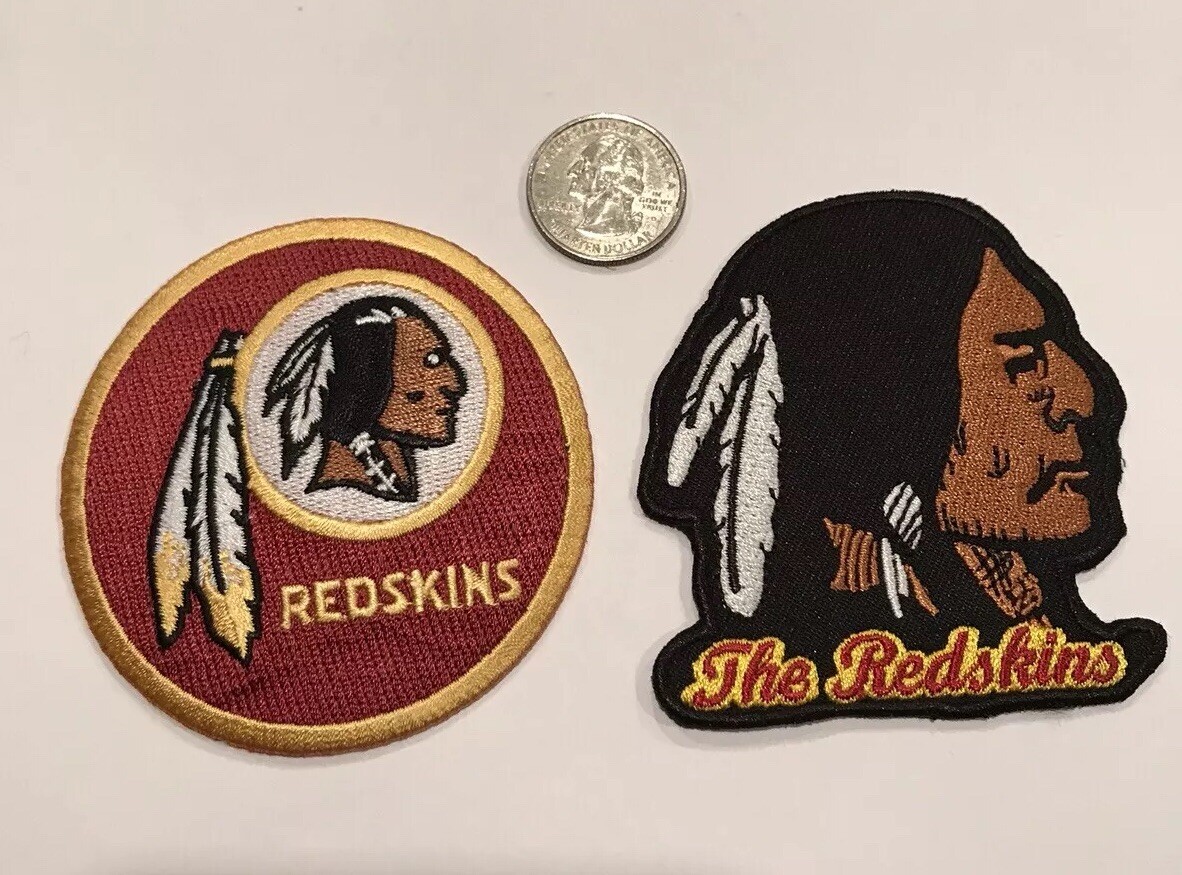 (2)-Washington Redskins Vintage Style embroidered iron on patches 3”x 3 ...