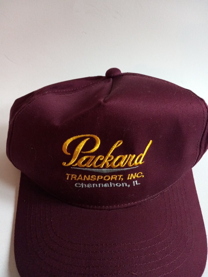 Packard Transport Baseball Hat Cap VTG Snapback Adjustable Embroidered ...